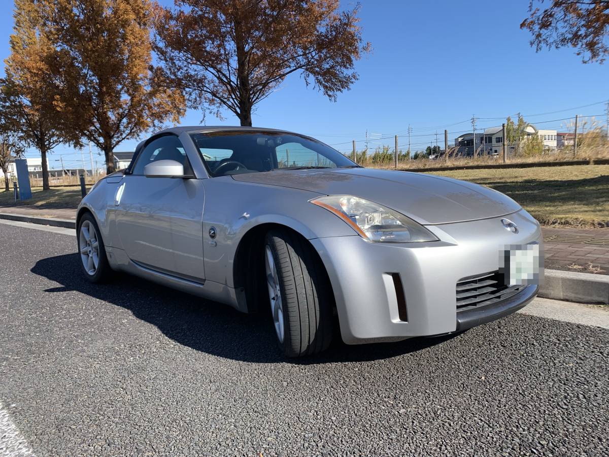 Z33 前期 フェアレディZ ロードスター バージョンT 6速マニュアル車 社外幌張替え済 水廻り交換済 チョット訳あり(フェアレディZ)｜売買されたオークション情報、yahooの商品情報を ...
