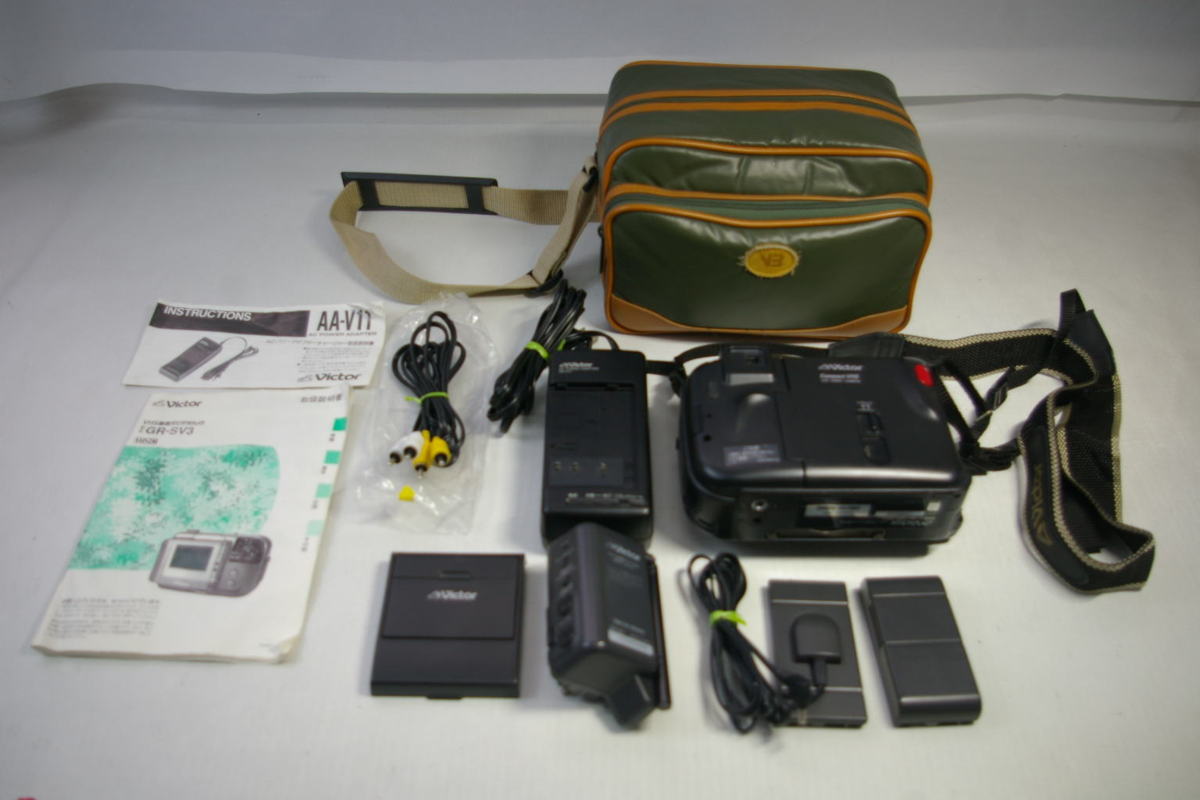 victor ビクター GR-SV3 VHS液晶付ビデオカメラ ジャンク(8ミリビデオカメラ)｜売買されたオークション情報、yahooの商品情報をアーカイブ公開 - オークファン（aucfan ...