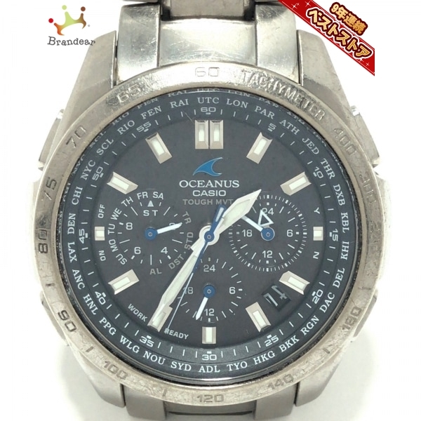 CASIO カシオ 腕時計 OCEANUS オシアナス OCW-T600 メンズ タフソーラー/電波 黒(COMBINATION)｜売買された ...