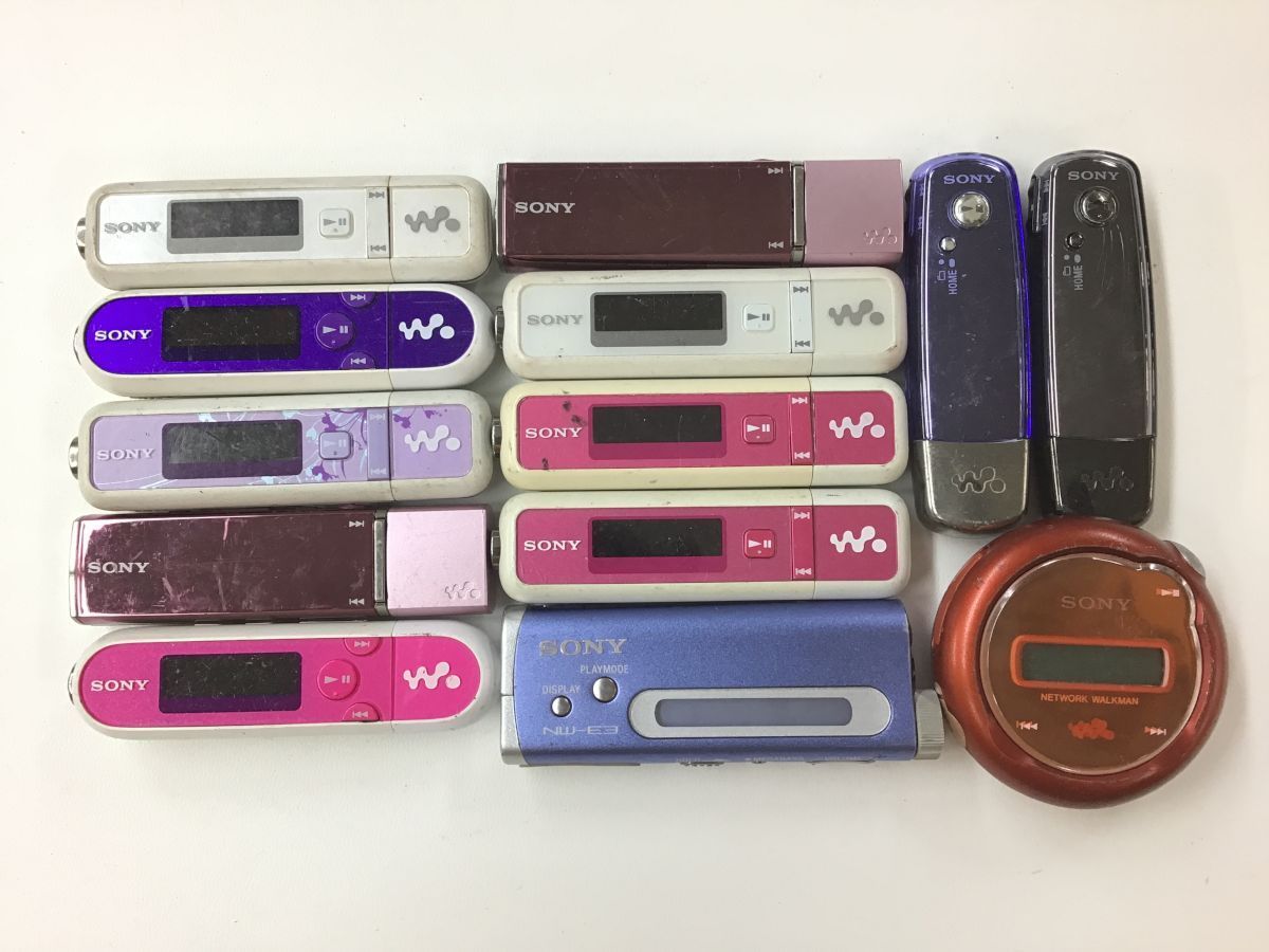 SONY WALKMAN NW-E043 NW-E002 NW-E013 NW-E103 他 MP3プレーヤー 13点セット ジャンク品 8139W(本体)｜売買されたオークション情報 ...