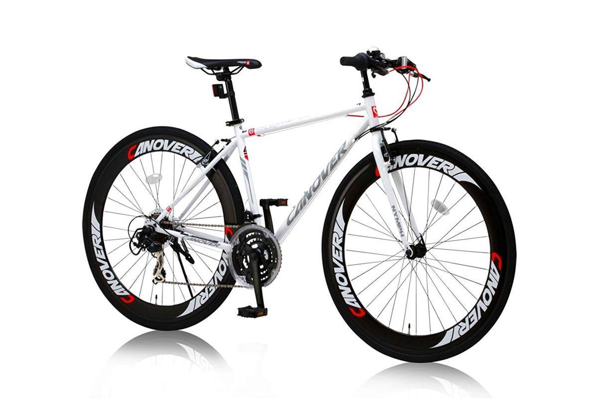 48 訳あり品 クロスバイク CANOVER カノーバー ホワイト 700C 21段変速 CAC-025 NYMPH 組立必要品(Sサイズ)｜売買されたオークション情報、yahooの商品情報を ...