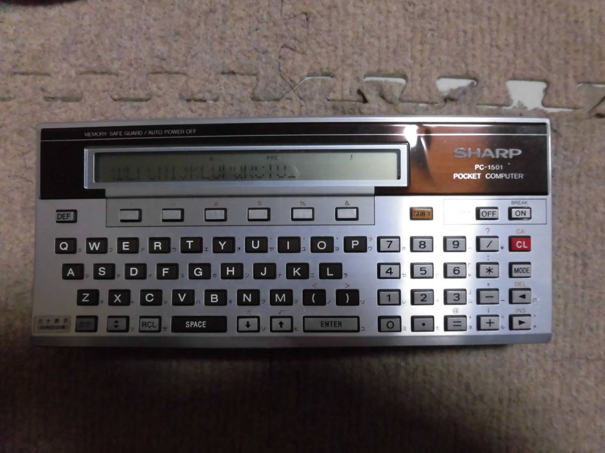 SHARP シャープ PC-1501 ポケットコンピューター ポケコン カナモジュール CE-157 付属 難あり(ポケットコンピュータ)｜売買されたオークション情報、yahooの商品情報を ...
