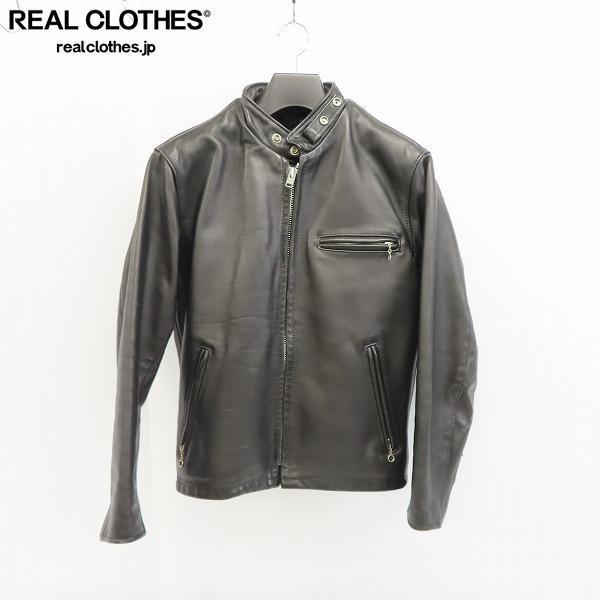 Schott/ショット BNDL/USA製 ライナー付き シングル ライダースジャケット ブラック 38 /080(ライダースジャケット ...