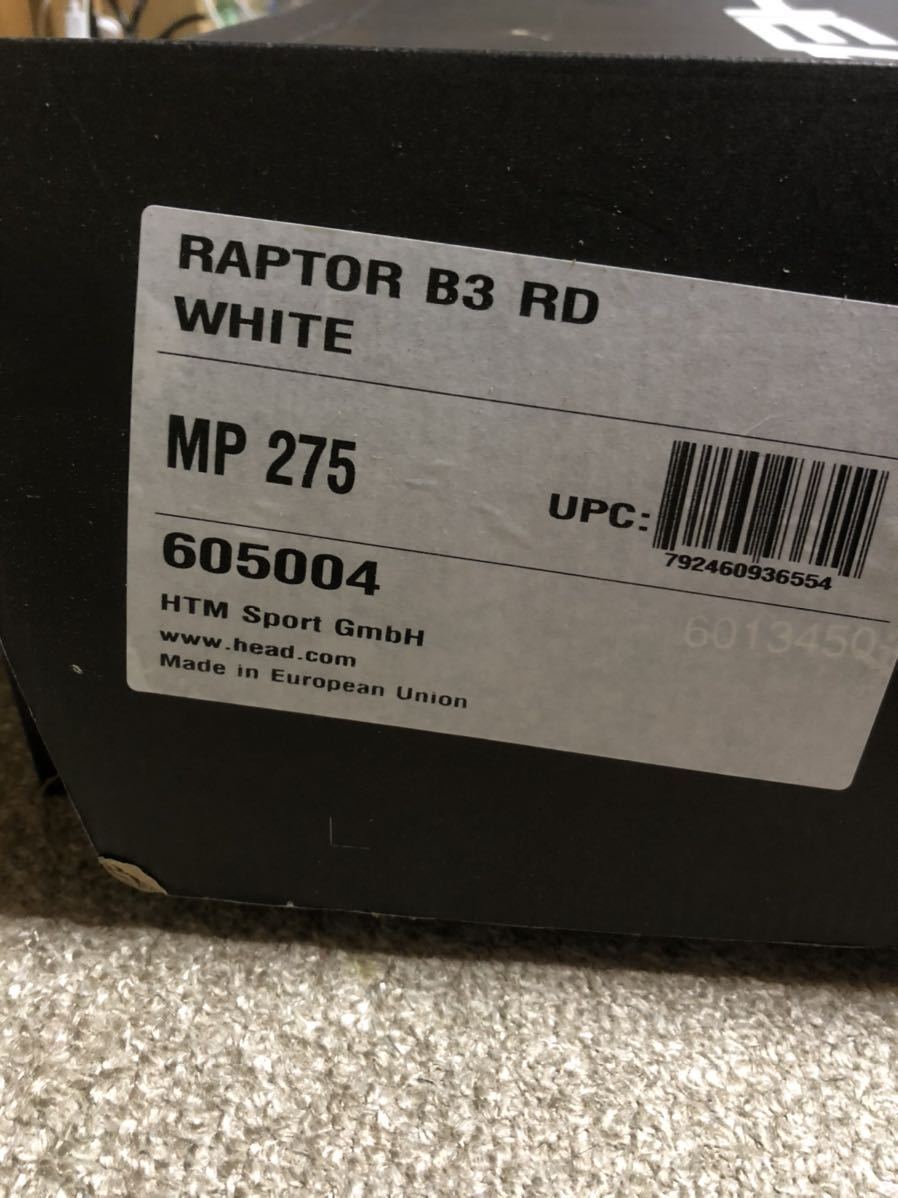 ヘッド/HEAD RAPTOR B3RD スキーブーツ27.5cm 313㎜(27.5cm)｜売買されたオークション情報、yahooの商品情報 ...