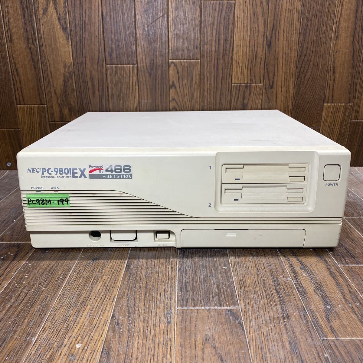 PC98M-199 激安 レトロPC98シリーズ NEC PC-9801EX2 通電確認済み HDD欠品 ジャンク(デスクトップ)｜売買された ...