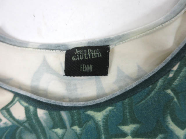 Jean Paul GAULTIER FEMME デビルプリント半袖カットソー / ジャンポールゴルチエフェム B45116(半袖Tシャツ ...