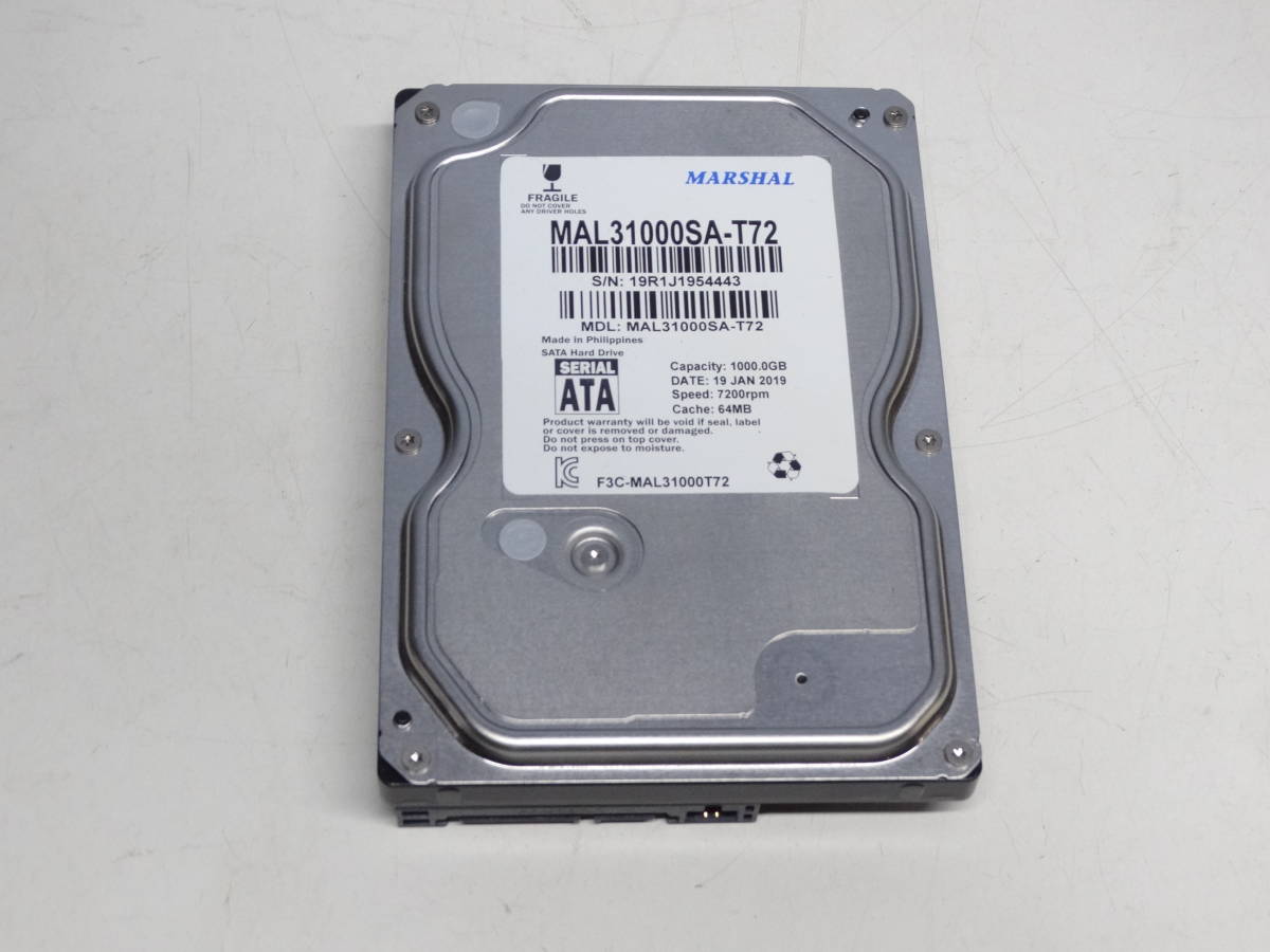 Va2847 GENERIC S100 HARD DRIVE 1TB ハードディスク 内蔵 3.5 SerialATA(1TB～)｜売買された ...