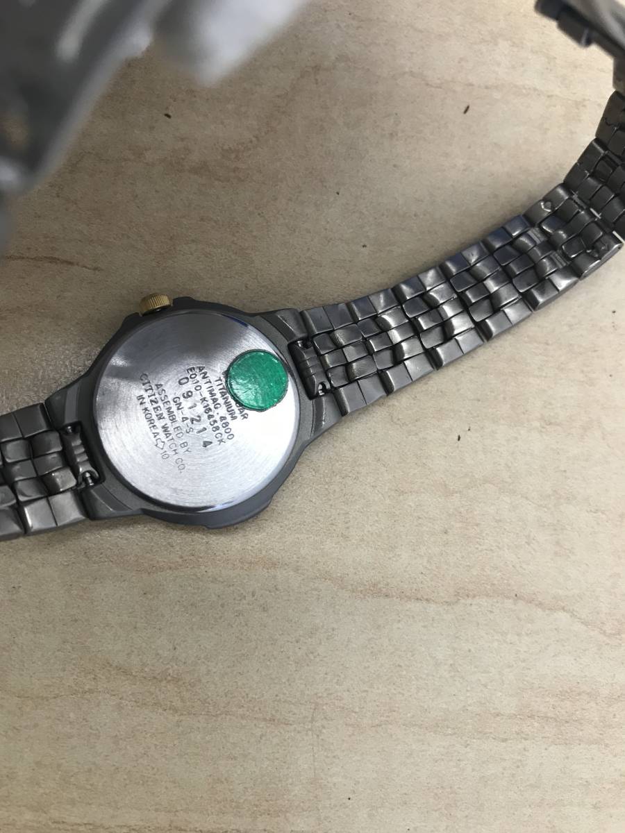 ペアウォッチ CITIZEN ECO-DRIVE JUNCTION E010-K16458CK ソーラー チタン 腕時計(その他)｜売買されたオークション情報、yahooの商品情報をアーカイブ ...