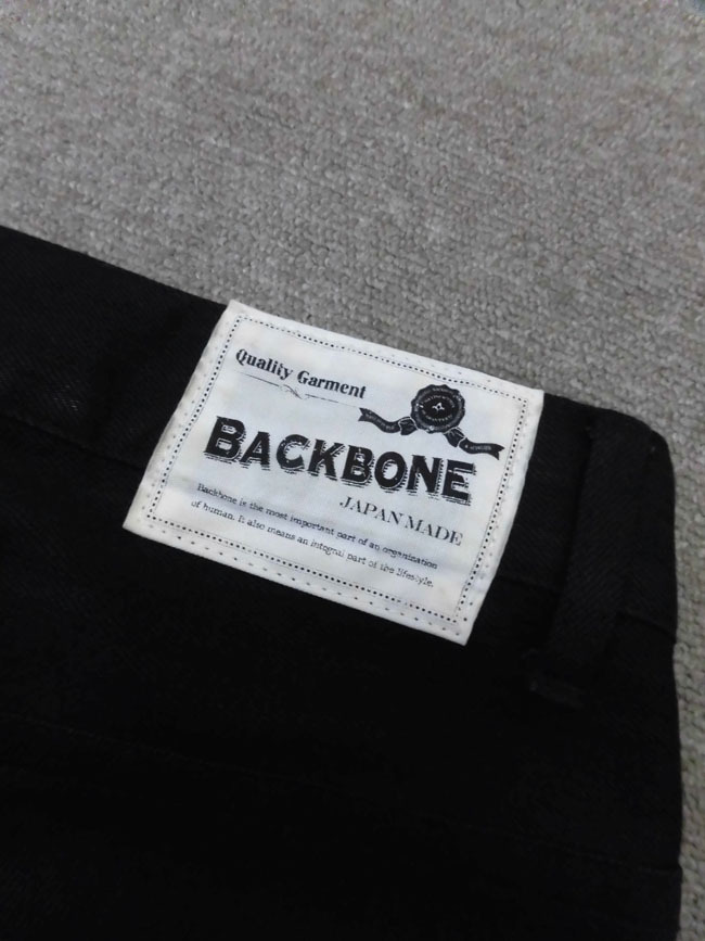 BACKBONE バックボーン BACK BONE/BB19SS-DP11 BASIC JEAN BLACK SKINNY ストレッチ スキニーパンツS/黒 ブラック/メンズ/日本製/程度良好 ...