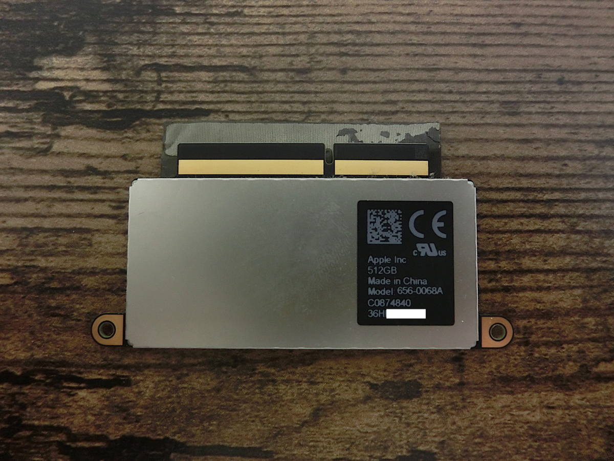 Apple純正 MacBook Pro 13-inch A1708 2016/2017専用 512GB SSD 正常 み 品(MacBook ...