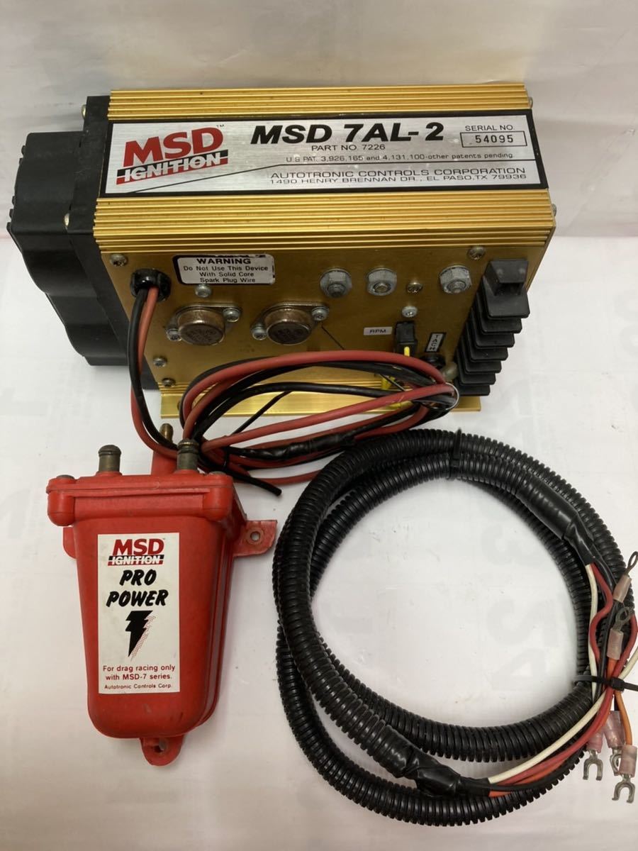 MSD IGNITION 7AL-2 コントロールユニット+PRO POWER コイルセット 旧車 ドラッグレース(その他)｜売買された ...