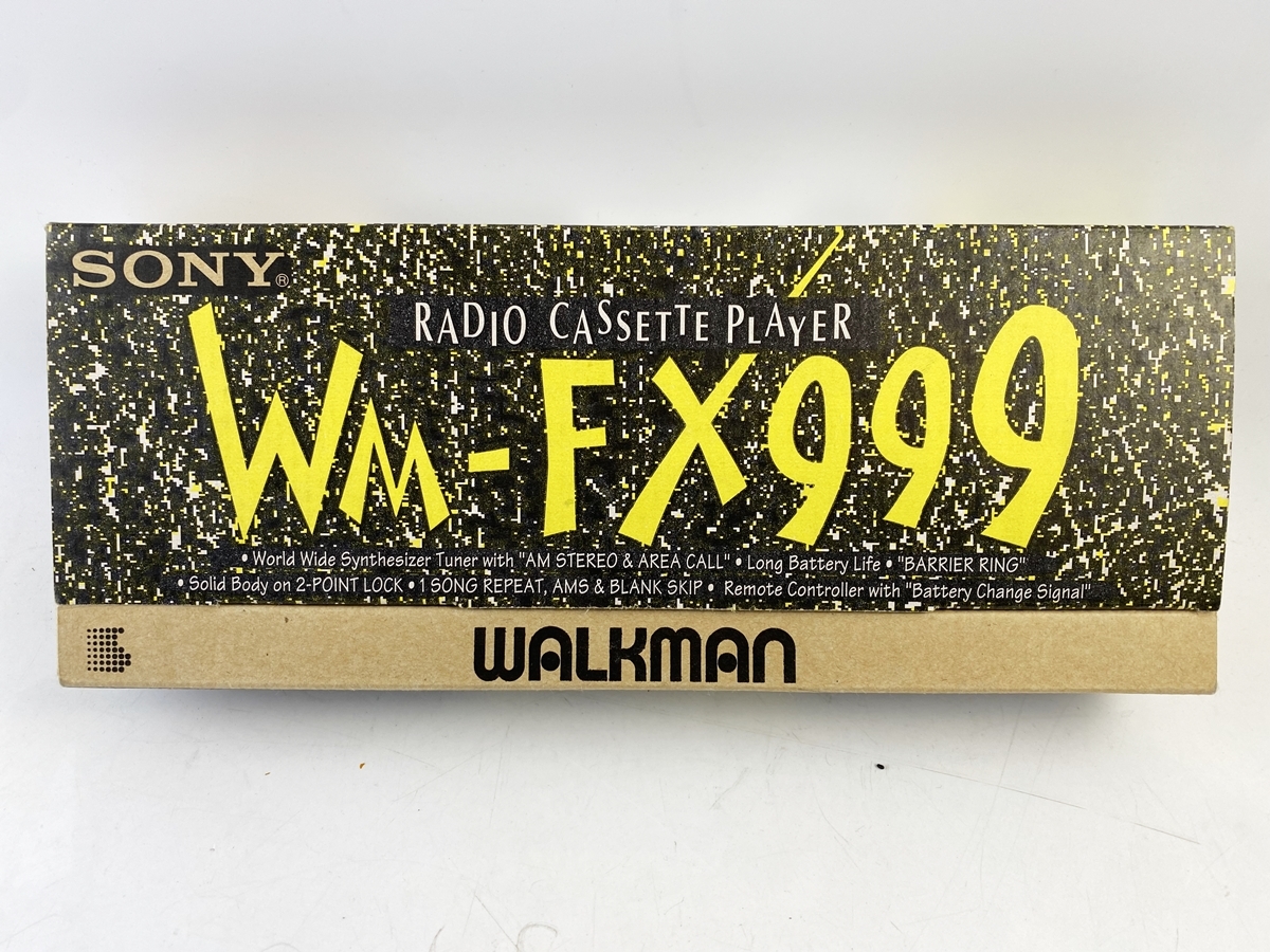 ソニー SONY WALKMAN WM-FX999 ステレオカセットプレヤー ウォークマン 保管品 1円スタート(再生専用)｜売買された ...