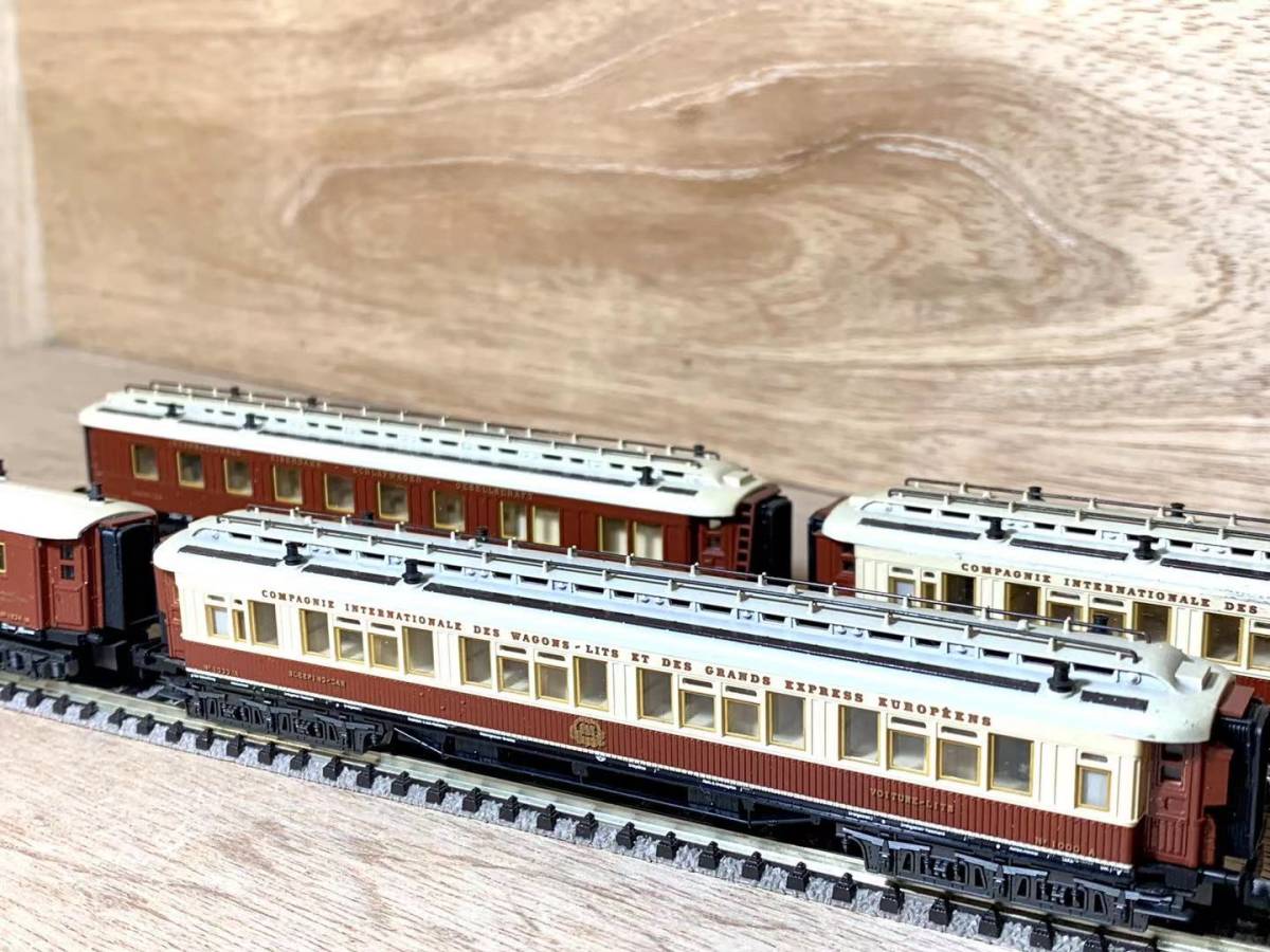 MINITRIX Nゲージ 11017 CIWL 国際寝台車会社 S10.2 BR17.2 蒸気機関車 オリエントエクスプレス 6両セットフル ...