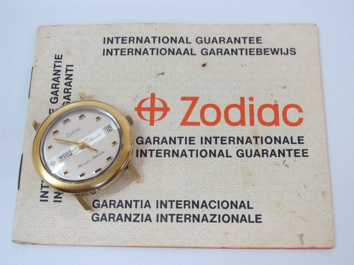 21 Zodiac ゾディアック SENATOR デイデイト メンズ時計 自動巻き(ゾディアック)｜売買されたオークション情報、yahooの ...