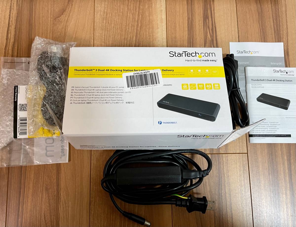 Startech Thunderbolt 3 Dual 4K TB3DK2DPPD スターテック USB ドッキングステーション(周辺機器)｜売買されたオークション情報、yahooの商品情報を ...
