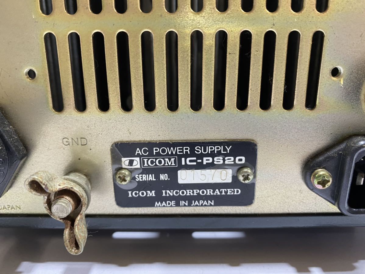 Z ∞ ICOM アイコム IC-PS20 AC POWER SUPPLY アマチュア無線 安定化電源 動作未確認 65(電気計測器)｜売買さ ...