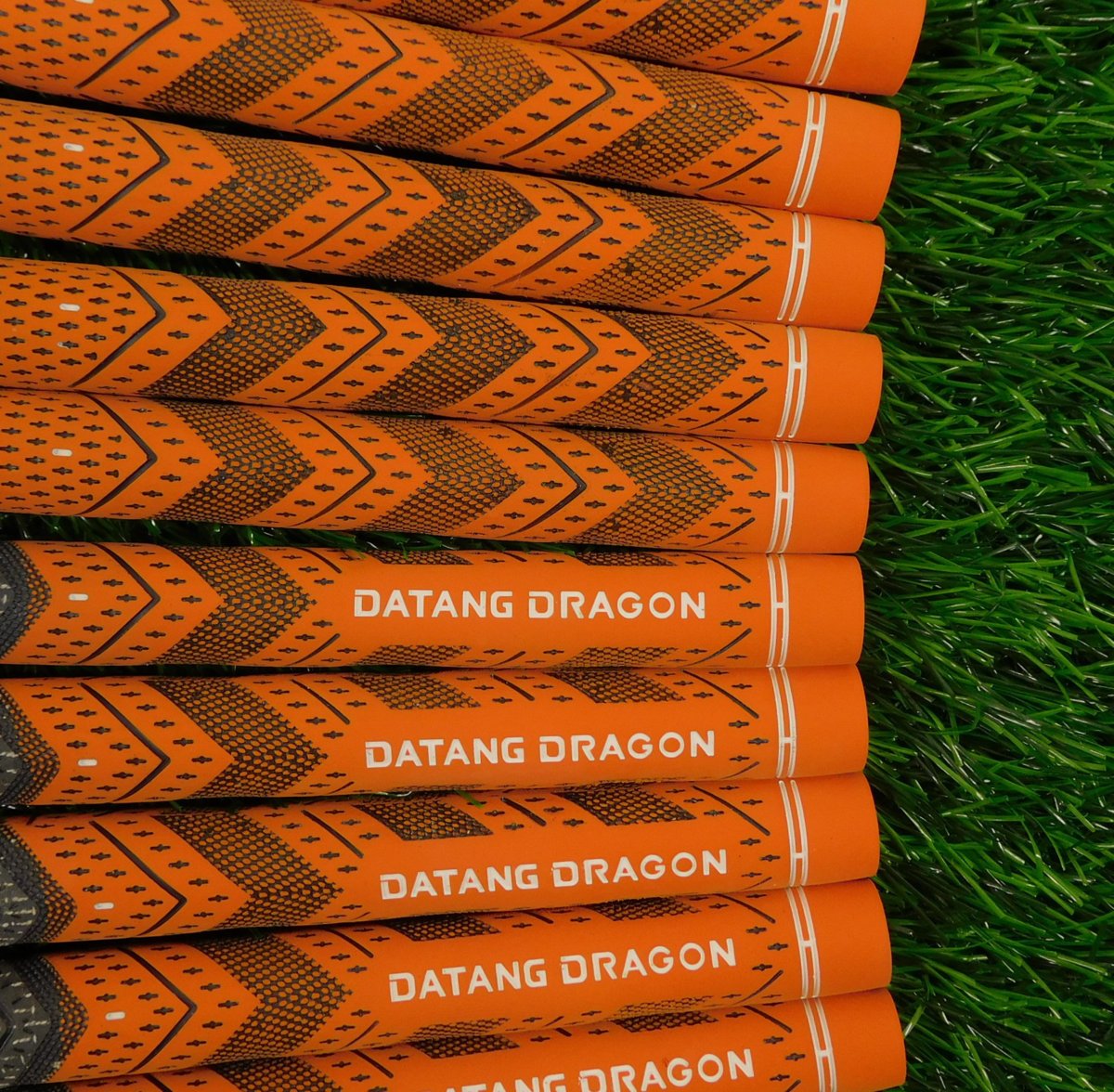 DATANG DRAGON グリップ 10本セット オレンジ スタンダード ウッド アイアン パター 十字架 ドラゴン(その他)｜売買された ...