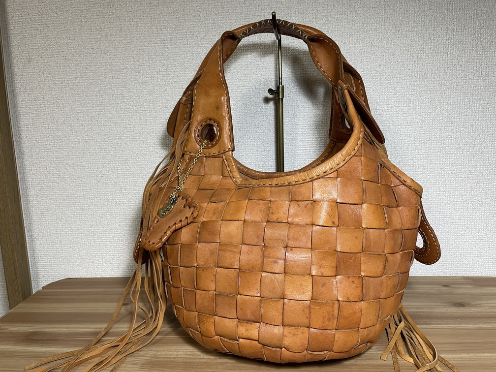 2000円スタート ROBITA ロビタ 編み込み レザーバッグ(牛革)｜売買されたオークション情報、yahooの商品情報をアーカイブ公開 ...