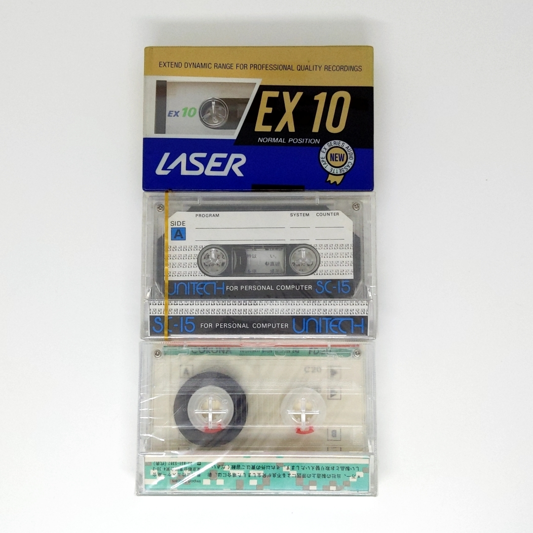 LASER EX10 UNITECH SC-15 CORONA FD20 カセットテープ3本(記録媒体)｜売買されたオークション情報 ...