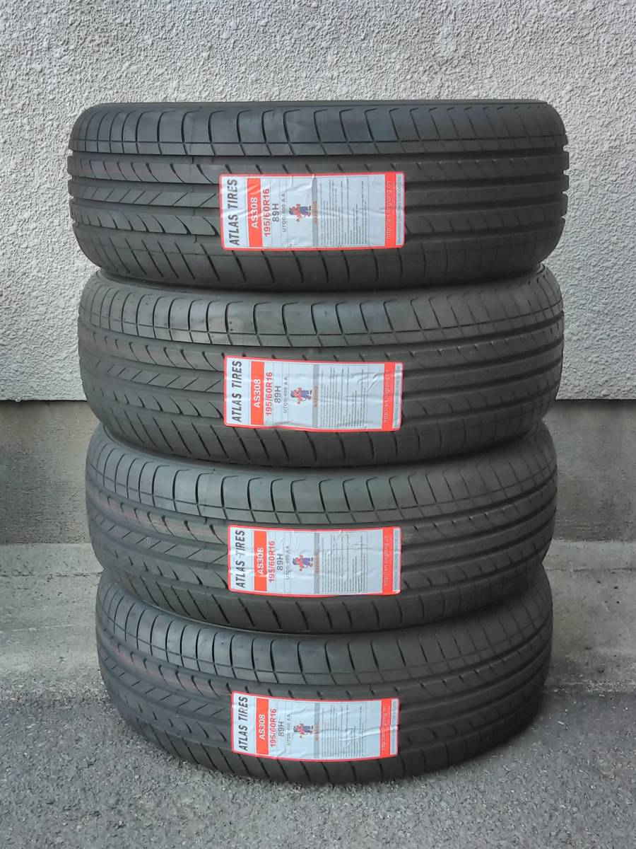 195/60R16 89H ATLAS AS308 21年製 4本税込 \19 400 より 1(その他)｜売買されたオークション情報 ...