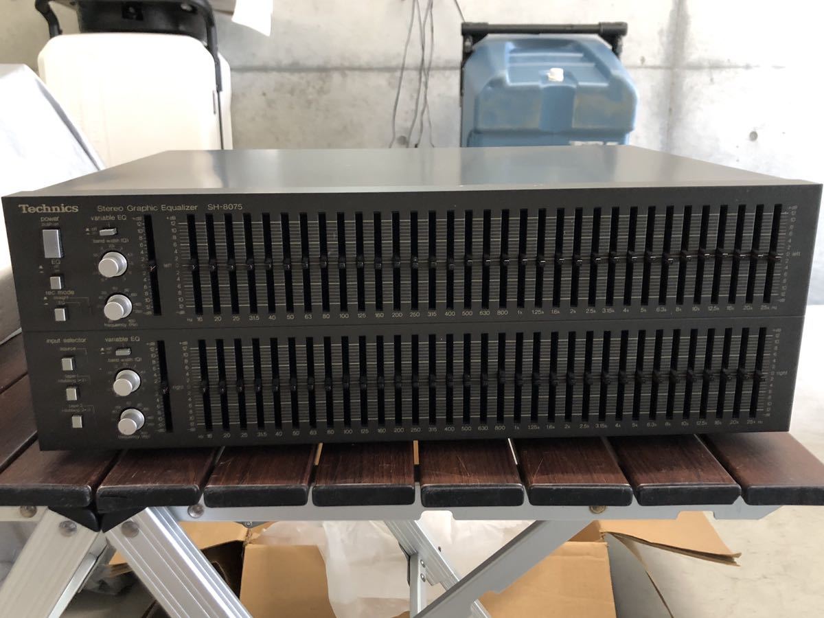 Technics テクニクス SH-8075 ステレオ グラフィック イコライザー(イコライザー)｜売買されたオークション情報、yahooの ...