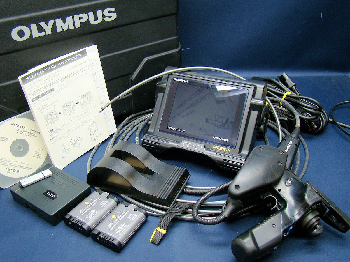 OLYMPUS IV8675L1 工業用ビデオスコープ 内視鏡 ファイバースコープ ビデオカメラ IPLEX-LXモデル オリンパス(顕微鏡 ...