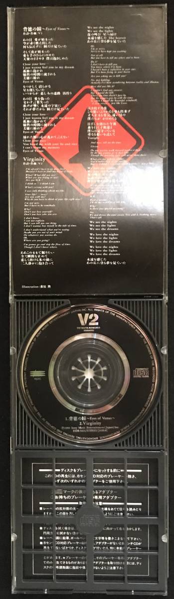 V2 背徳の瞳 Eyes of Venus VIRGINITY CD 小室哲哉 TMN:TM NETWORK &YOSHIKI X:XJAPAN / Epic -ESDB 3266 / ...