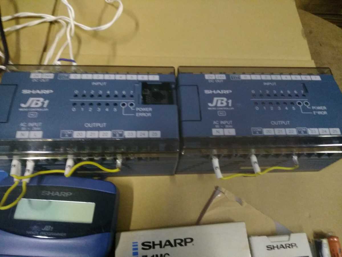 SHARP マイクロコントローラ リレーマスター JB1 ハンディプログラマー RELAY MASTER シャープ JB-11M 他 説明書付き(ポケットコンピュータ)｜売買されたオークション ...