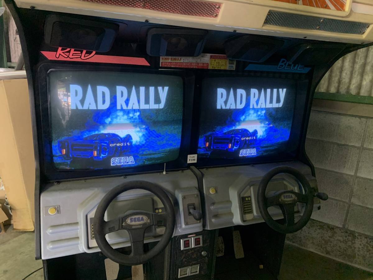 RAD RALLY レッド ラリー アーケード フルセット 昭和 レトロ SEGA(筐体、コントロールパネル)｜売買されたオークション情報 ...