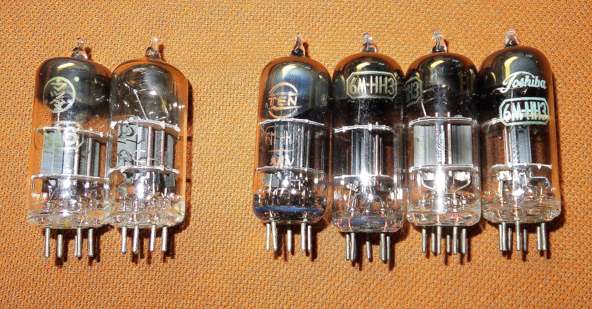 6MHH3 4本 6J6 2本 試験済み真空管 東芝TEN日立NEC(アマチュア無線)｜売買されたオークション情報、yahooの商品情報を ...