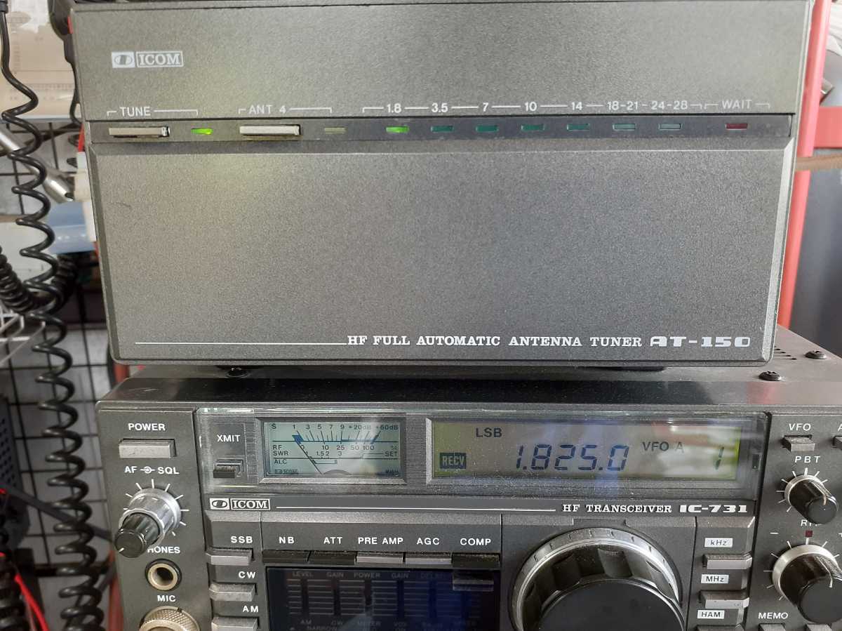 アイコム AT-150 オートアンテナチューナー 通電確認済み 接続ケーブル付き 現状品(アンテナ)｜売買されたオークション情報、yahooの ...