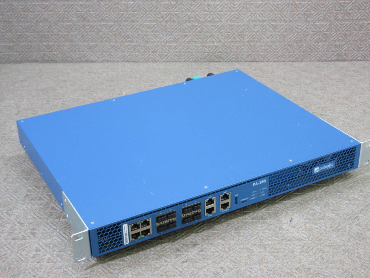 Palo Alto Networks パロアルトネットワークス / PA-800 Series PA-850 / ファイアウォール / No ...