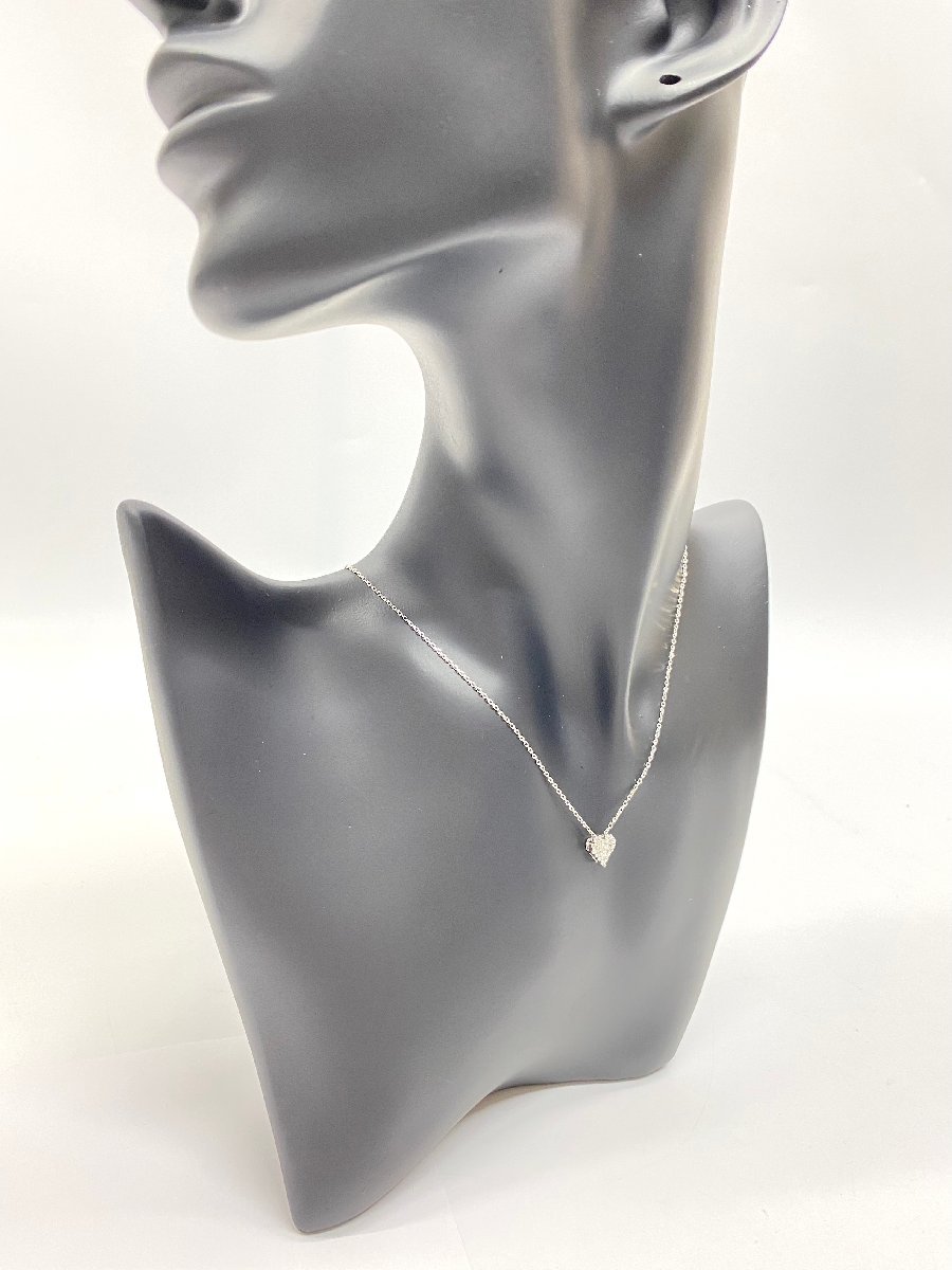 極 VENDOME AOYAMA ヴァンドーム青山 天然ダイヤモンド 大粒0.3ct ハート ネックレス Pt950 Pt850 プラチナ(ネックレス、ペンダント、チョーカー)｜売買された ...