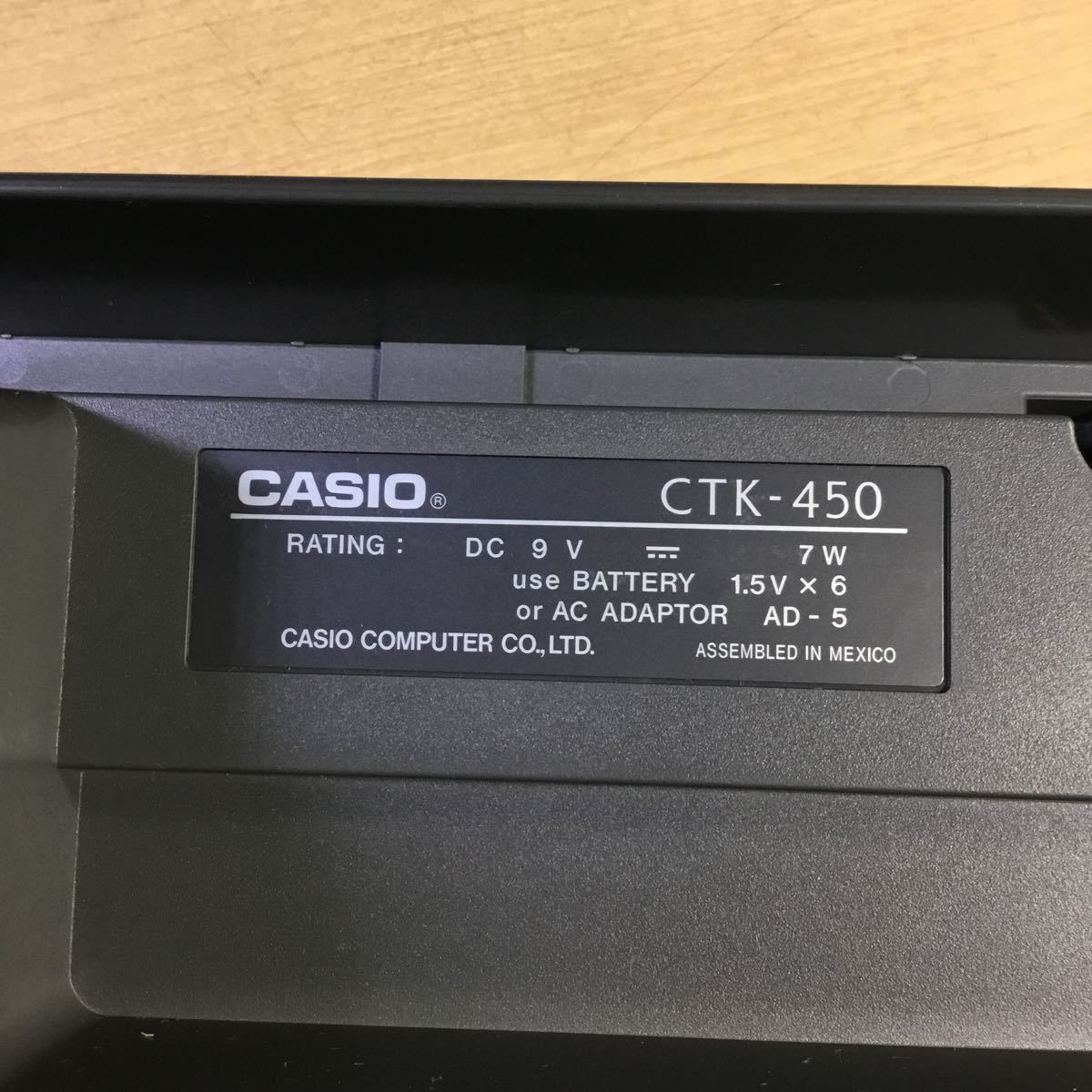 061763 CASIO CTK-450 Song Bank KEYBOARD カシオ キーボード ジャンク品(カシオ)｜売買された ...