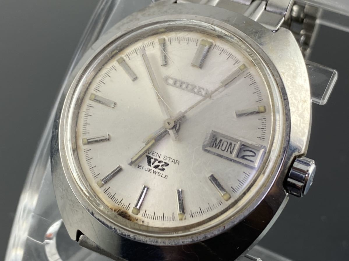 A938 1円 メンズ腕時計 AUTOMATIC CITIZEN SEVENSTAR V2 4-721268(その他)｜売買されたオークション ...