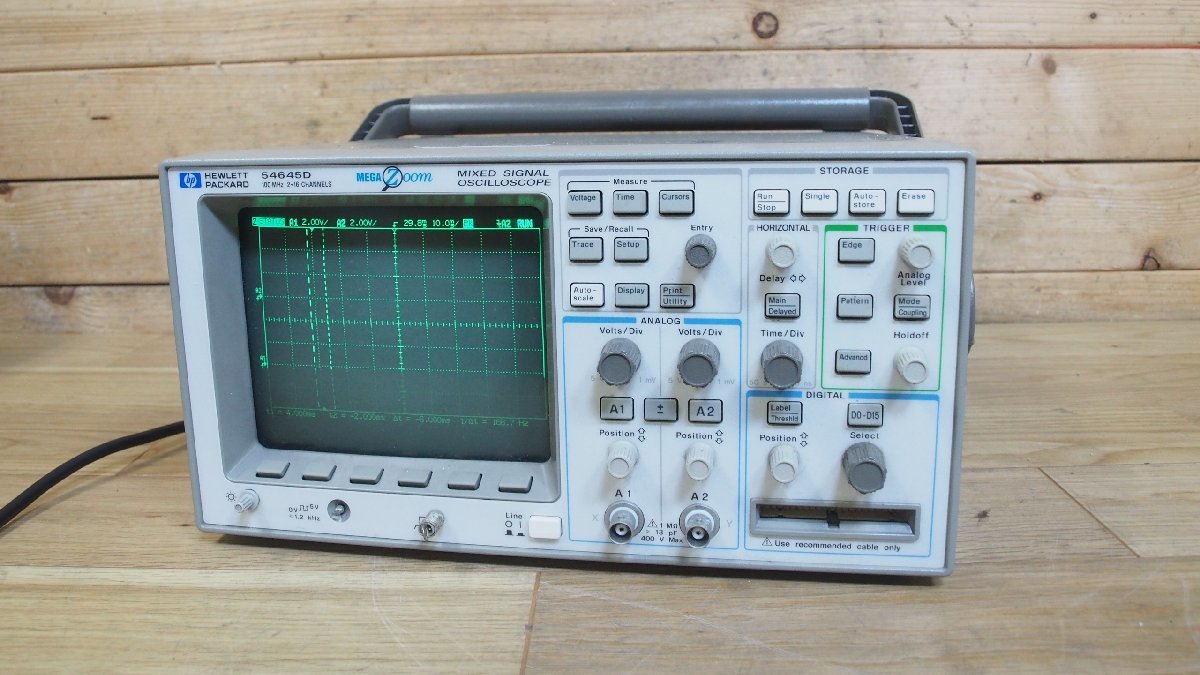 1W0622-2 HP HEWLETT PACKARD Mixed Signal Oscilloscope 54645D コード無し ジャンク ...