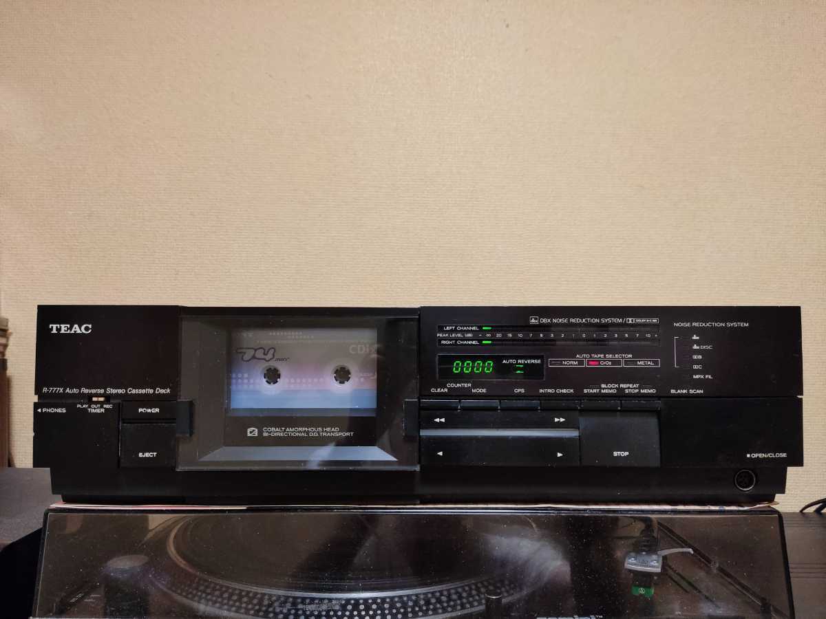 TEACのカセットデッキ R−777X 走行不良 ジャンク扱い(一般)｜売買されたオークション情報、yahooの商品情報をアーカイブ公開 ...