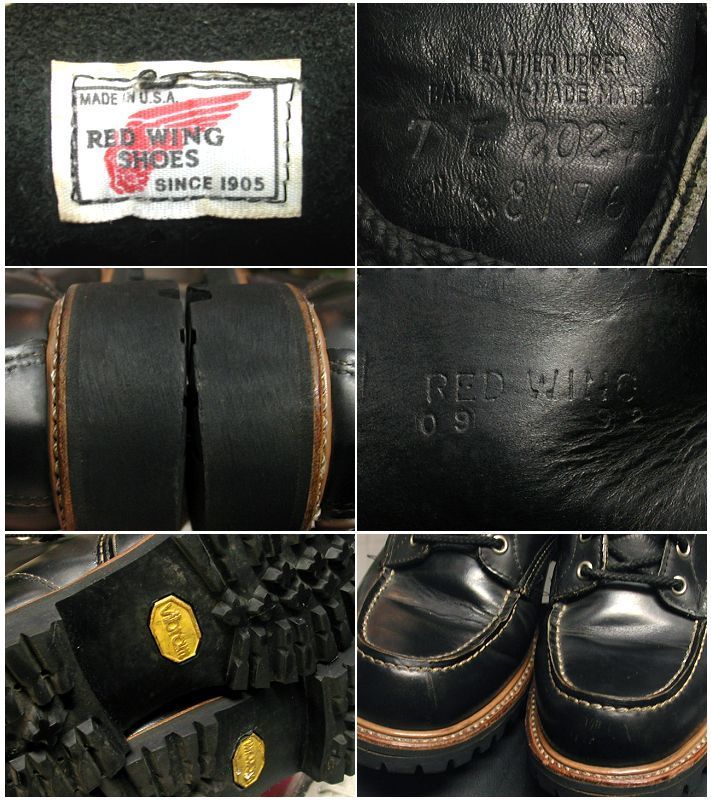 1992年製 RED WING 8176 旧羽タグ アイリッシュセッター 7E ビブラムソール USA製(7インチ)｜売買されたオークション ...