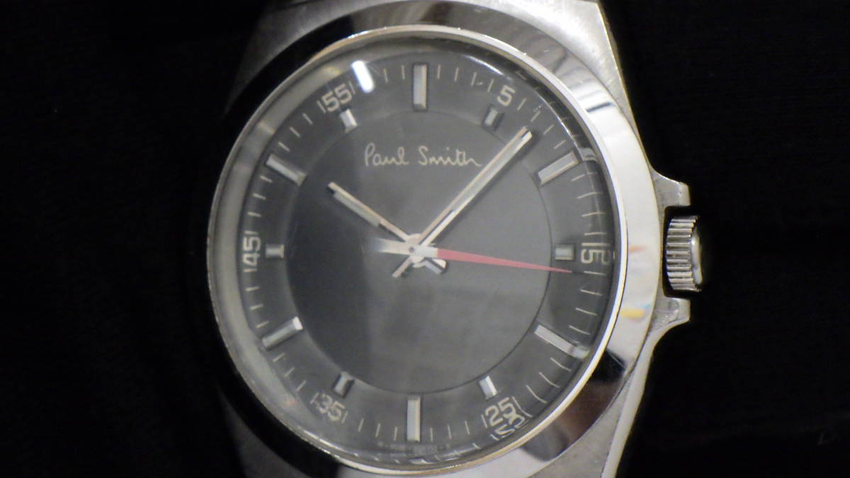 #2989 ポールスミス QZ 6038-H24741 黒文字盤 メンズ腕時計 不動(ポール･スミス)｜売買されたオークション情報、yahooの商品情報をアーカイブ公開 - オークファン ...