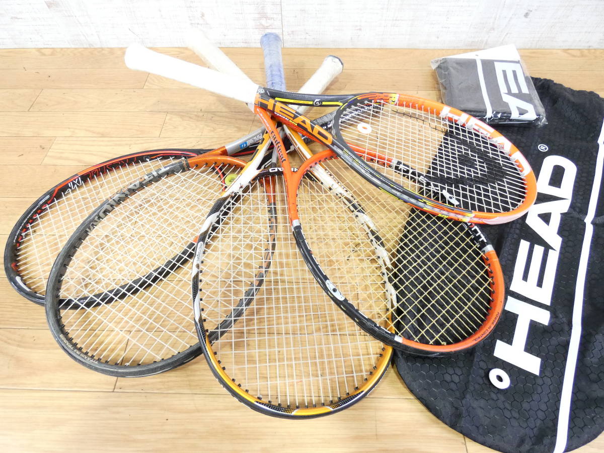 HEAD/ヘッド 硬式用テニスラケット 5本セット まとめて RADICAL REV/FLEXPOINT Radical/instinct ...