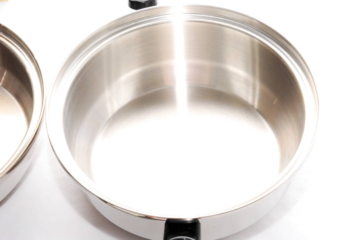 INKOR インコア 5-PLY MULTI-CORE STAINLESS STEEL 片手鍋 ステンレス フライパン 保管品 m0685 ...