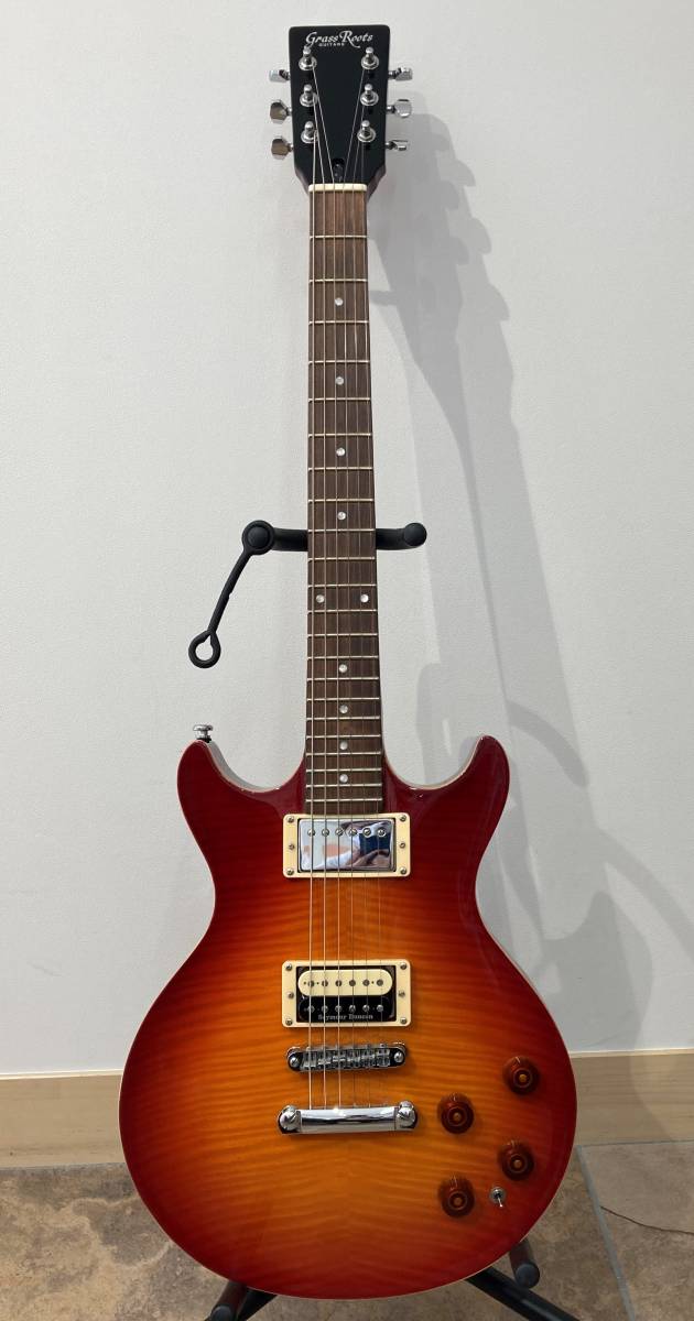 1円スタート ESP 助六 Grass Roots G-SR-CHERRY KEN Seymour Duncan SH-4付 美 ギタースタンド付(ESP)｜売買されたオークション情報 ...