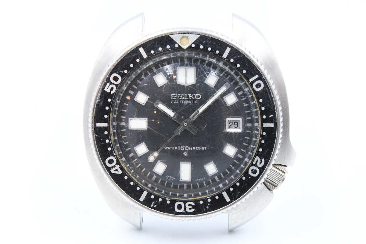 SEIKO セイコー セカンドダイバー Ref.6105-8110 植村ダイバー 自動巻き(セイコー)｜売買されたオークション情報、yahoo ...