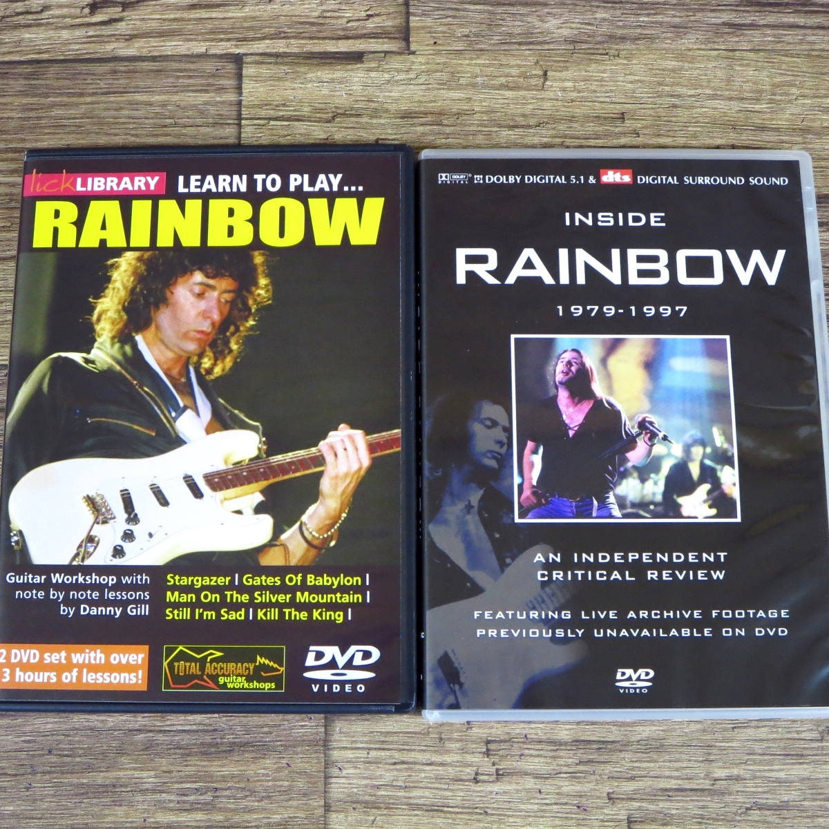 RAINBOW レインボー INSIDE RAINBOW 1979-1997/LEARM TO PLAY RAINBOW 欧州版DVD 2点 ...