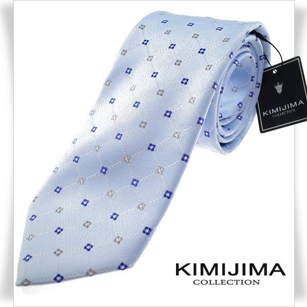 1円 KIMIJIMA COLLECTION 君島 キミジマ コレクション 日本製 シルク絹100％ネクタイ 織柄 正規店本物 1285 ...