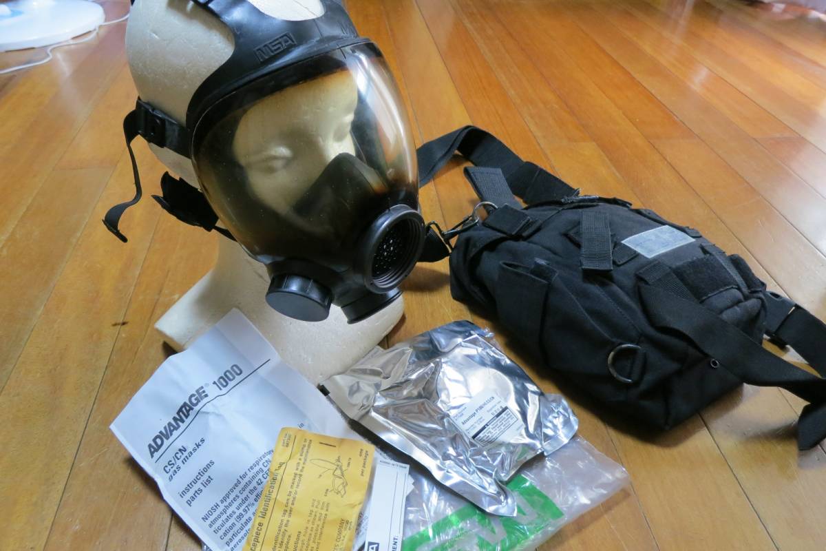 米軍放出品 MSA Advantage 1000 Gas Mask M ポーチ付き ーA57(個人装備)｜売買されたオークション情報 ...