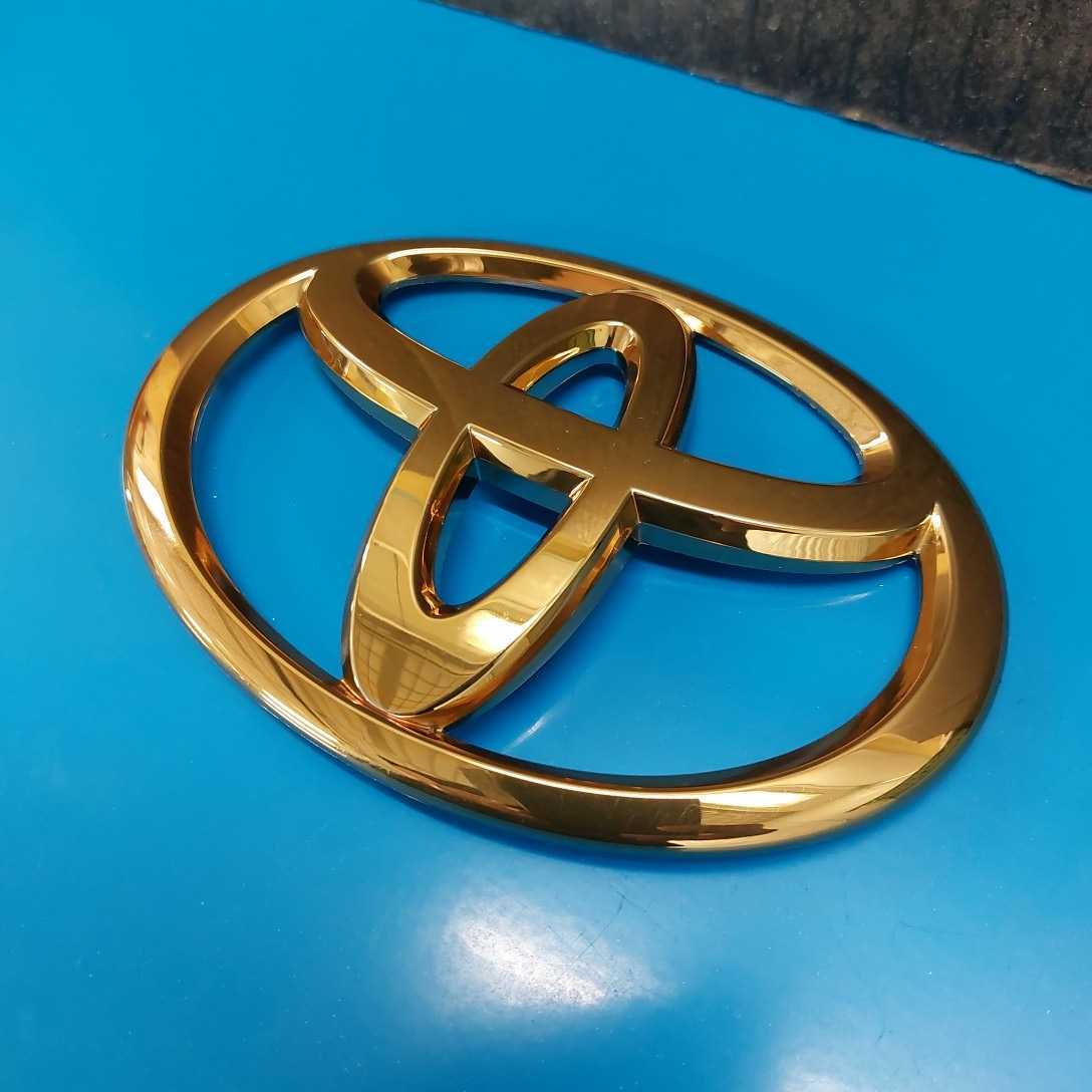 T133 TOYOTA GOLD EMBLEM トヨタ ゴールドエンブレム VIP ビップ HlACE 200系ハイエース ライズ ...