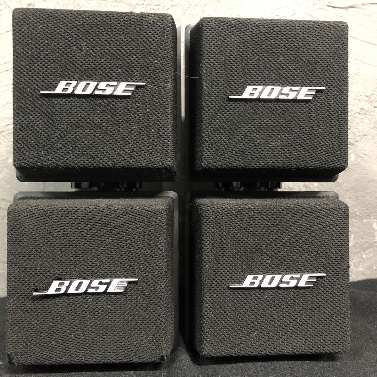 A-1-re BOSE CUBE SPEAKER SYSTEM 音出し確認済み スピーカー ペア ミニスピーカー キューブ ボーズ(スピーカー ...