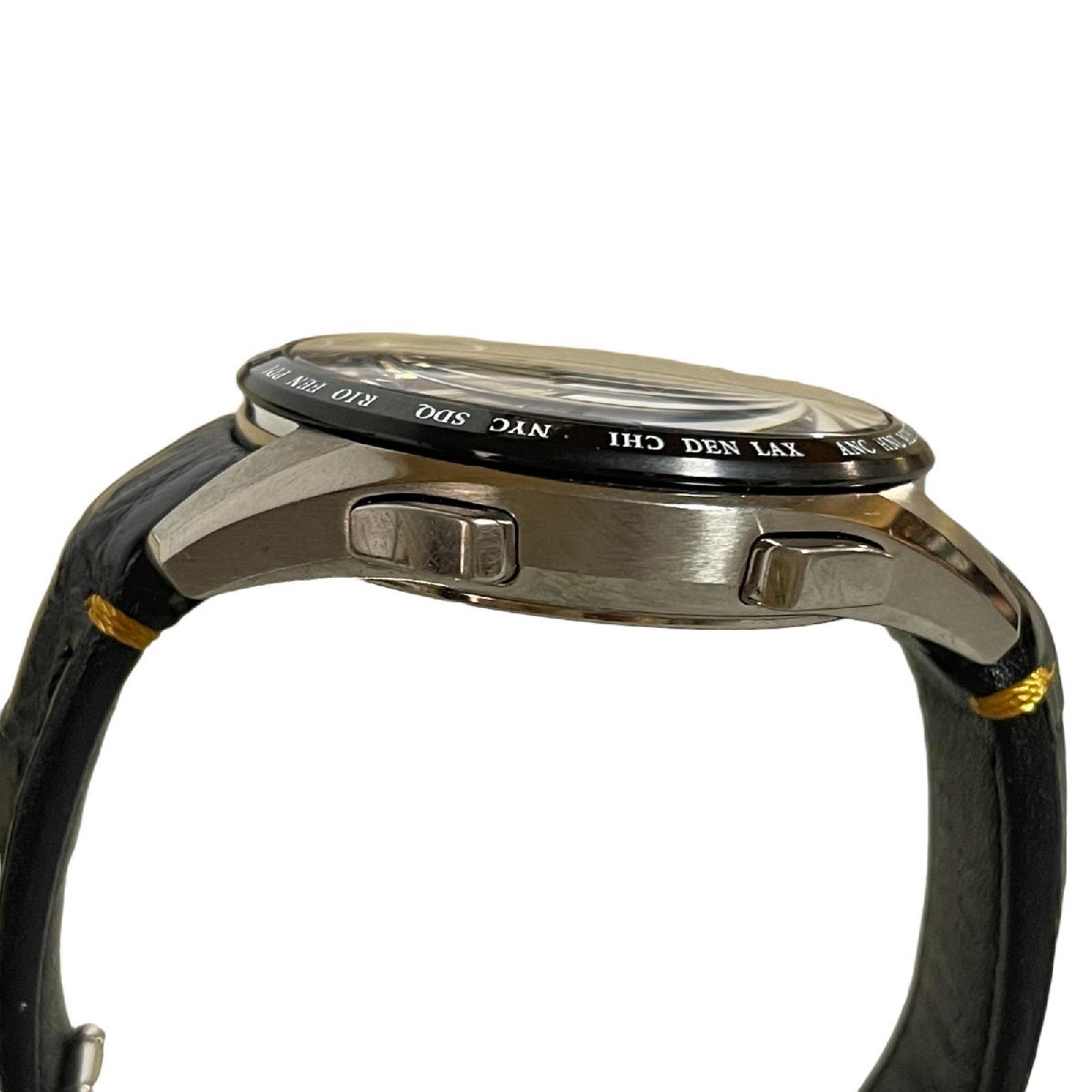 SEIKO セイコー ブライツ 電波ソーラー チタン クロノグラフ 腕時計 ブラック レザー 8B92-0AB0 稼働品(ブライツ)｜売買され ...