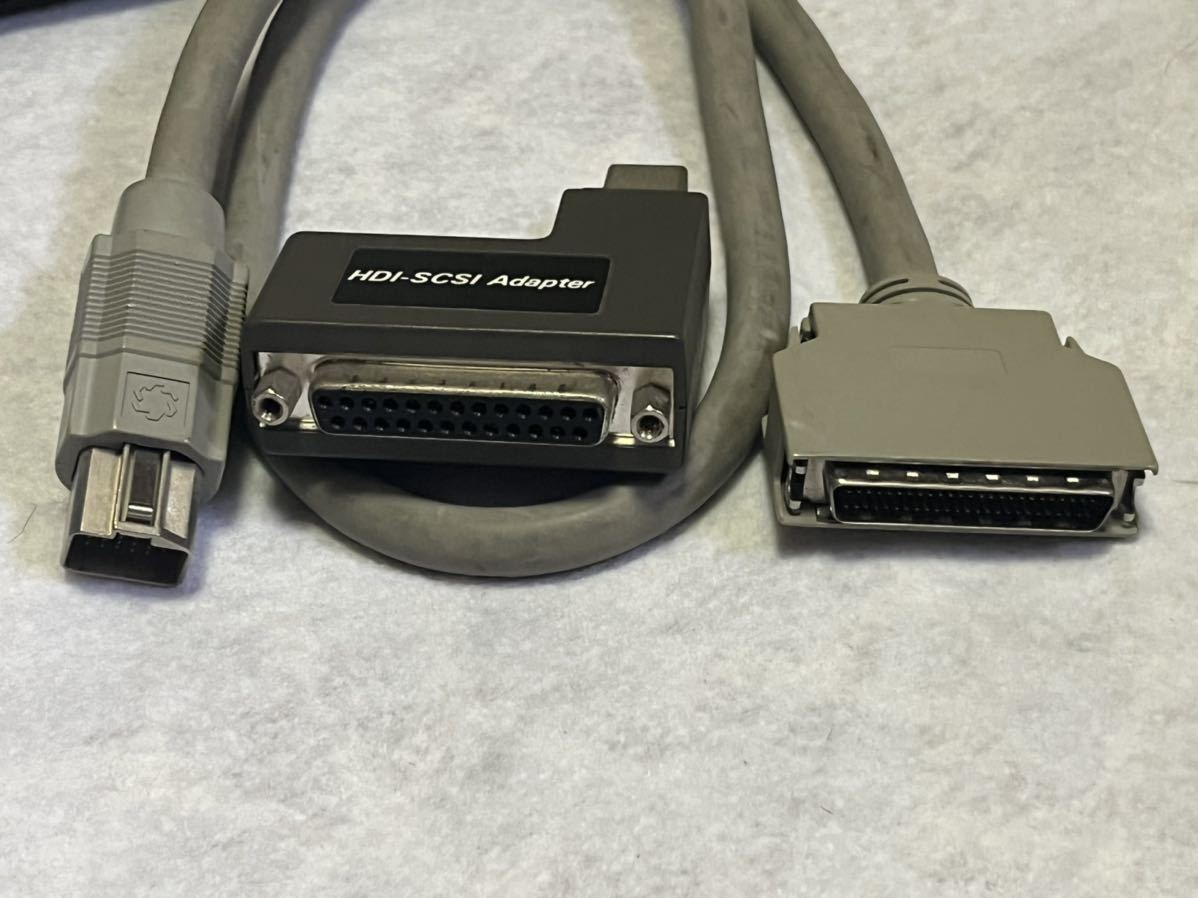 Newer SCSI MicroDock Ethernet MicroDock HDI-SCSI アダプター ケーブル付き 7MD-S 7MD ...